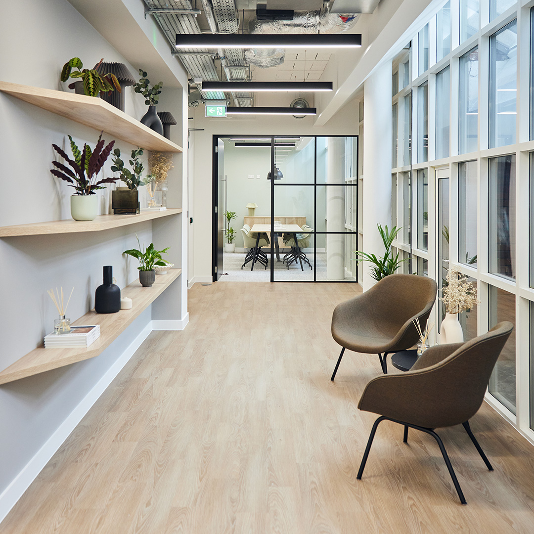 Future focused interior design at 65 Chandos Place | Peldon Rose
